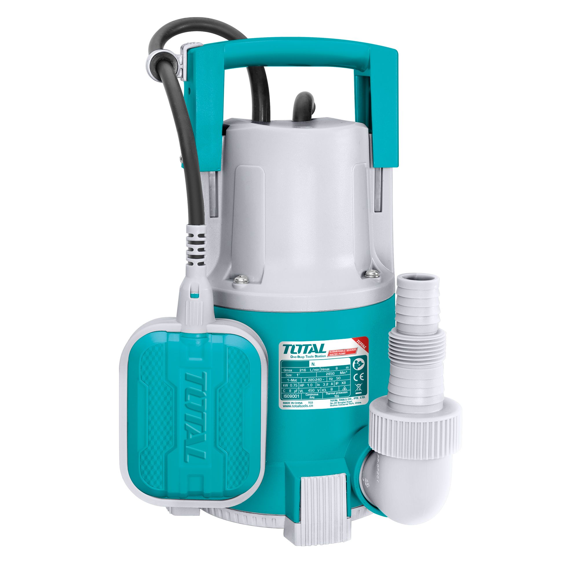 TOTAL Submersible pump 400W - Nimz power tools