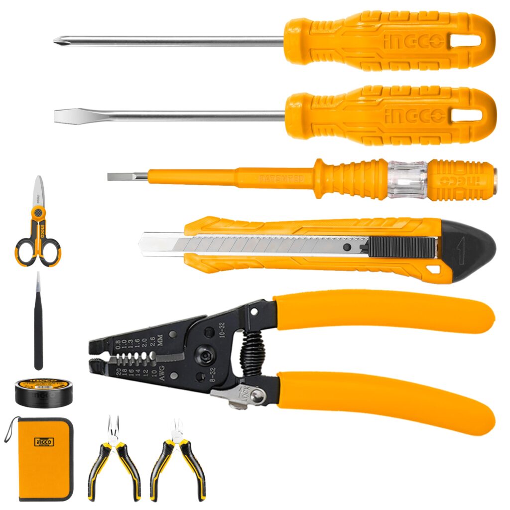 INGCO 11 Pcs electricians tools set - Nimz power tools