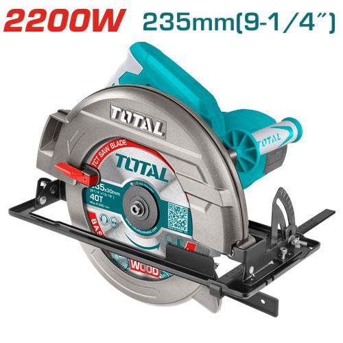 TOTAL Circular saw 1400W TS122235622 - Nimz power tools