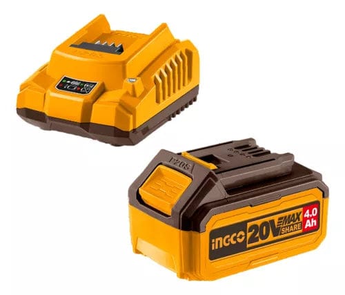 Ingco P20S Lithium-Ion battery and charger kit 4.0Ah 20v - Nimz power tools